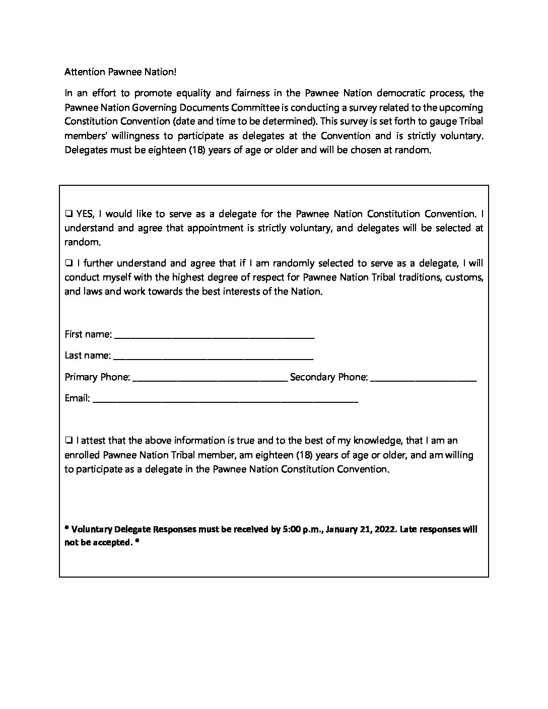 Tribal Forum on Pawnee Nation Declaration on the Rights of Indigenous ...