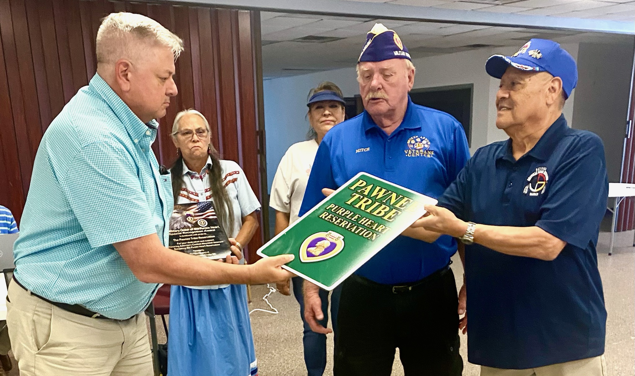 Pawnee Nation Designated as Purple Heart Community | Pawnee Nation of ...