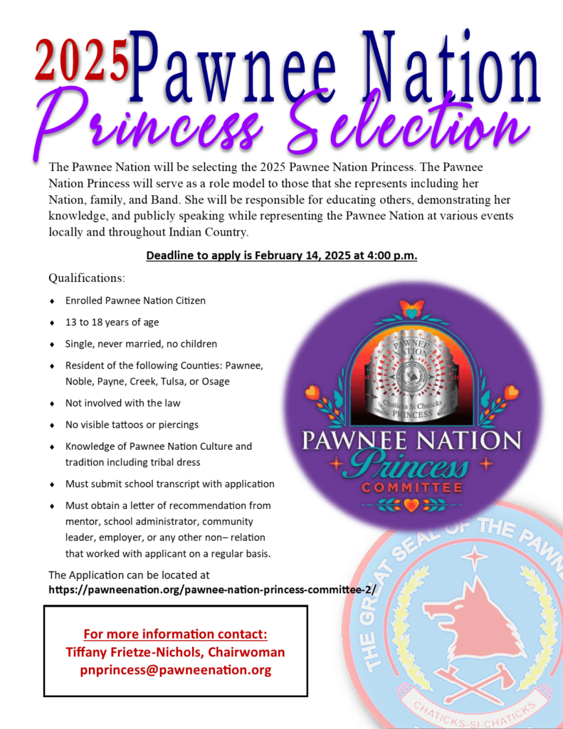 2025 Pawnee Nation Princess Selection | Pawnee Nation