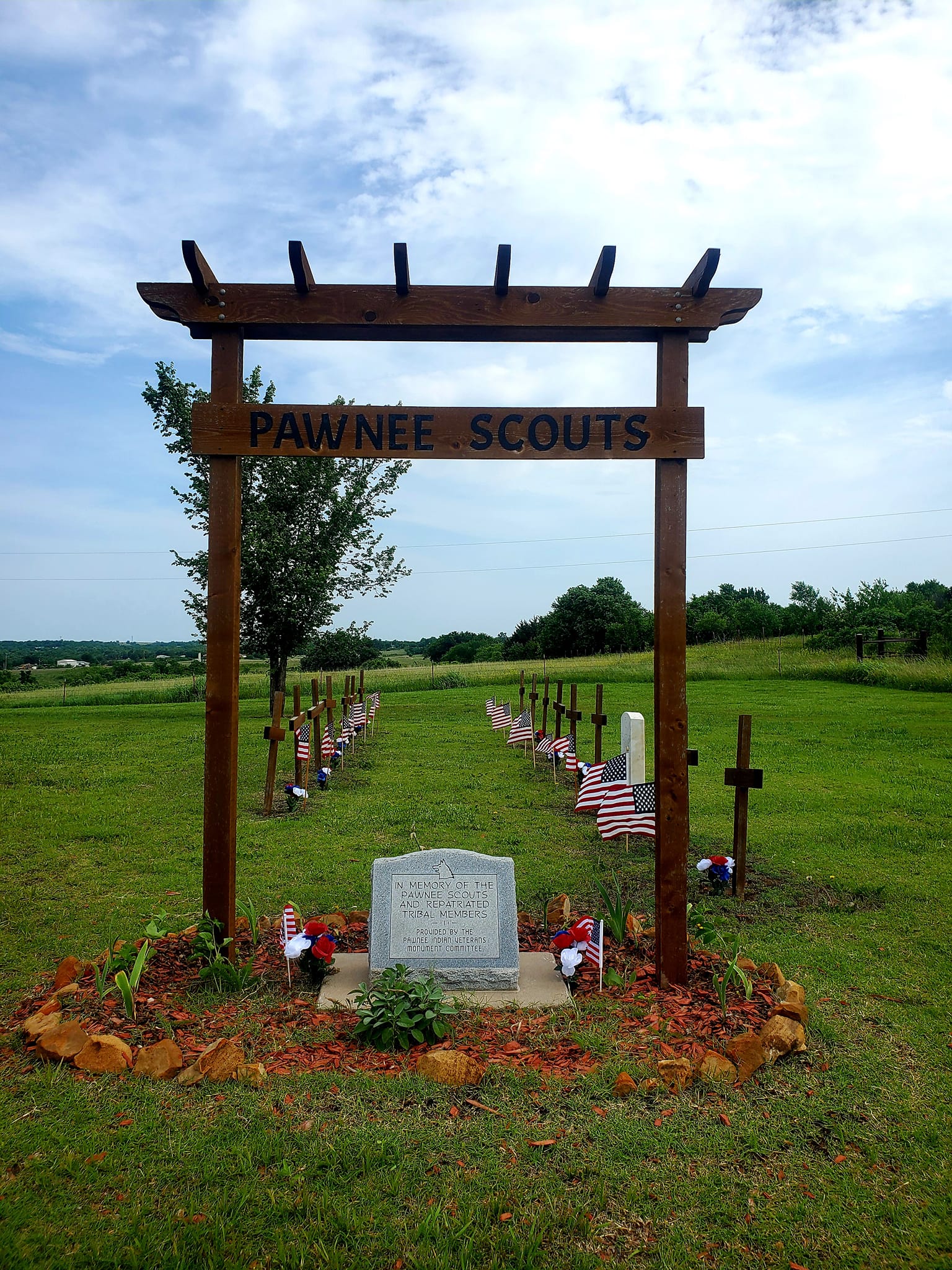 Historical Marker - Scouts Memorial | Pawnee Nation