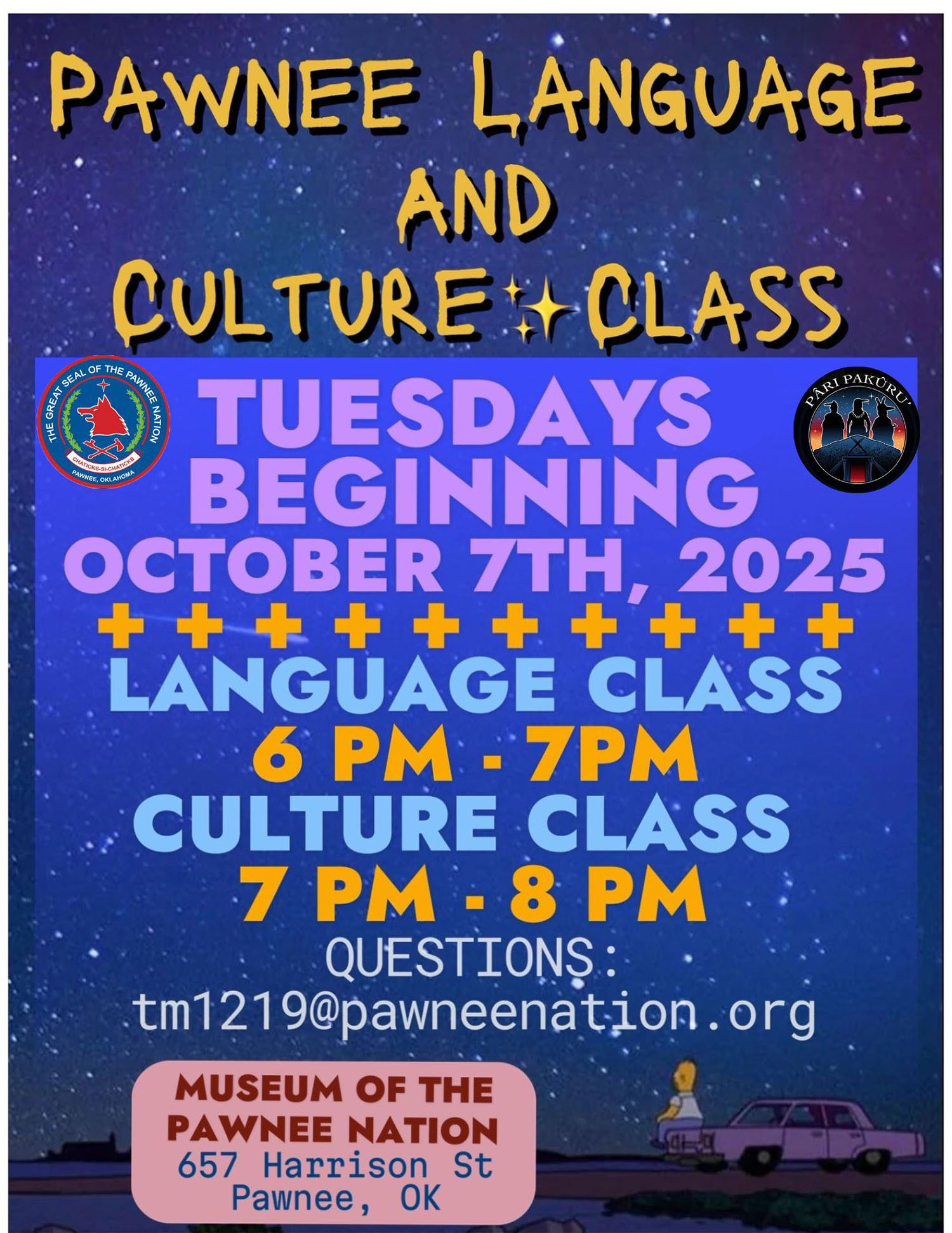 Pawnee Language & Culture Class | Pawnee Nation of Oklahoma